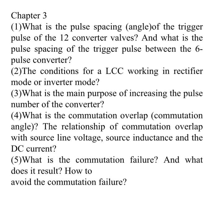 Solved Chapter 3 (1) What is the pulse spacing (angle)of the | Chegg.com