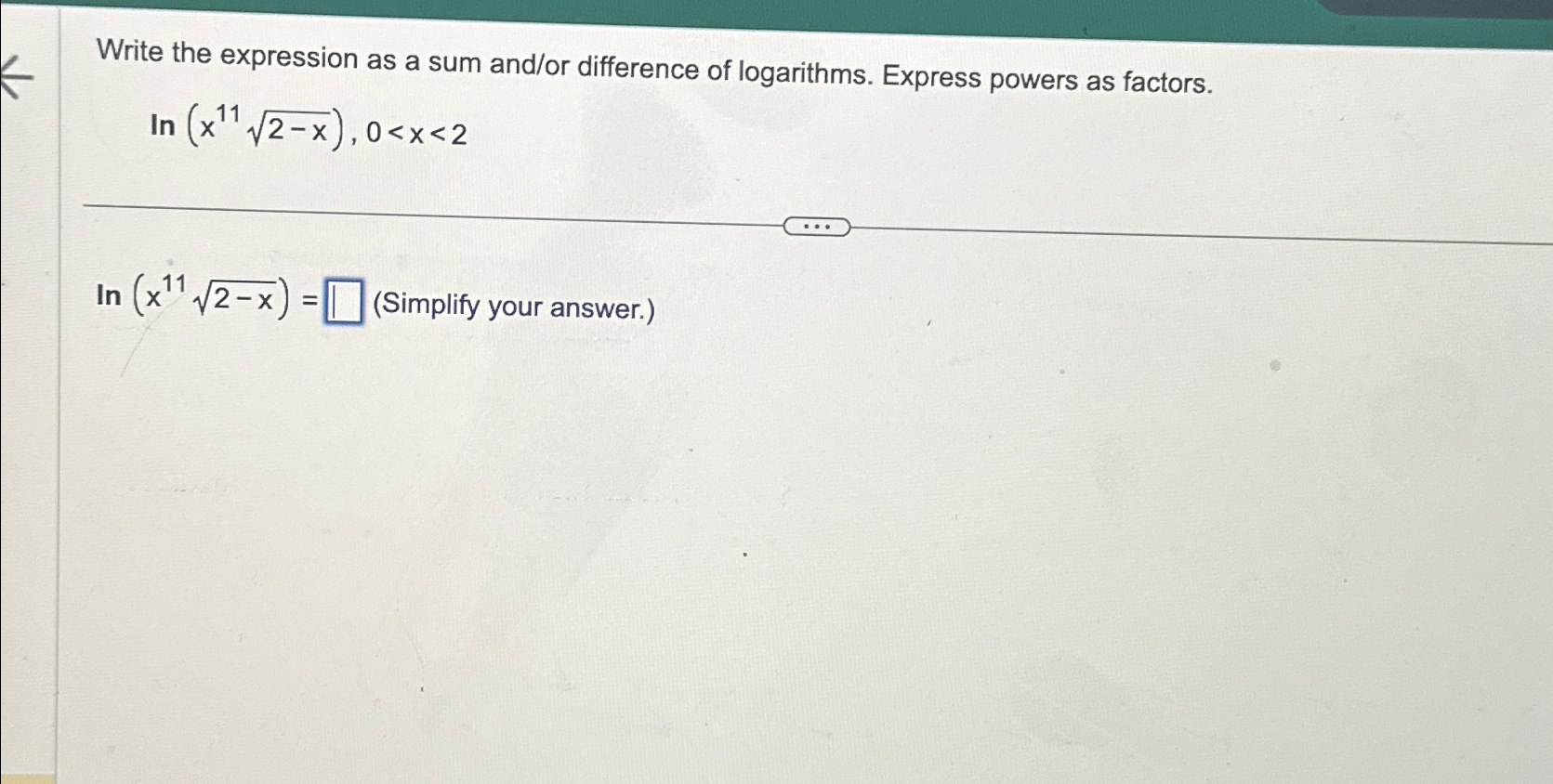 Solved Write the expression as a sum and/or difference of | Chegg.com