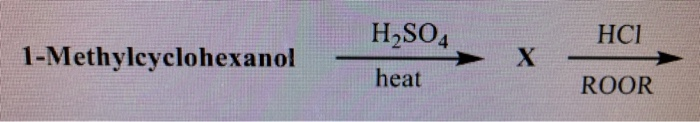 Solved 1-Methylcyclohexanol H2SO4 HCI 1-Methylcyclohexanol | Chegg.com