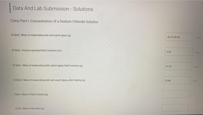 Solved Data And Lab Submission - Solutions (7pts) Part 1 | Chegg.com