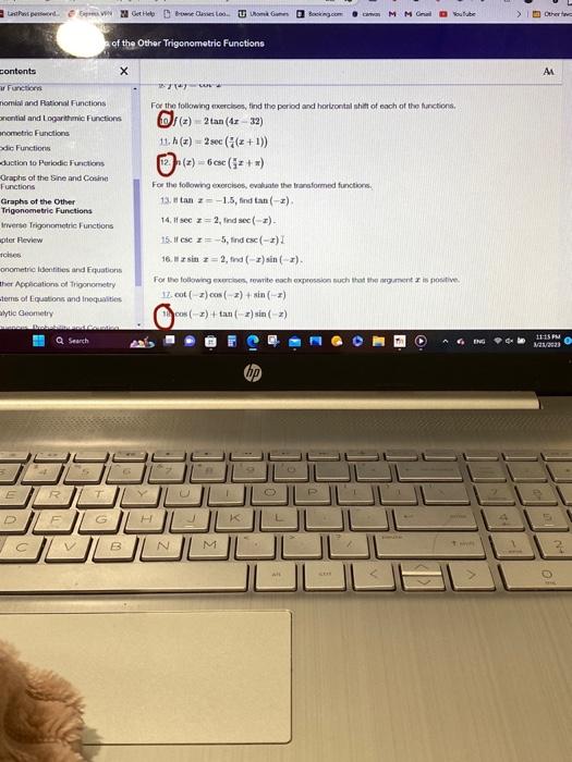 f functions. nomidi and Rational Functions For the | Chegg.com
