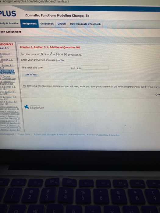 Solved eugen.wileyplus.com/edugerystudent/mainfruni 'LUS | Chegg.com