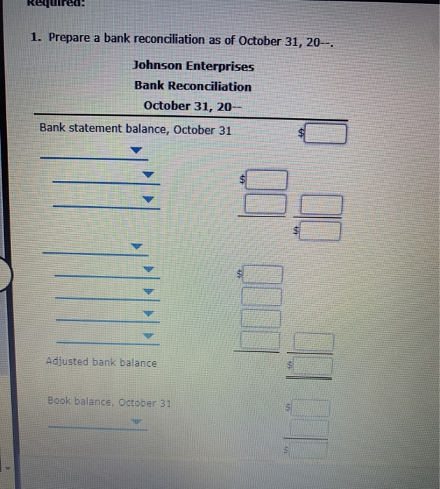 Solved Bank Reconciliation and Related Journal Entries The | Chegg.com