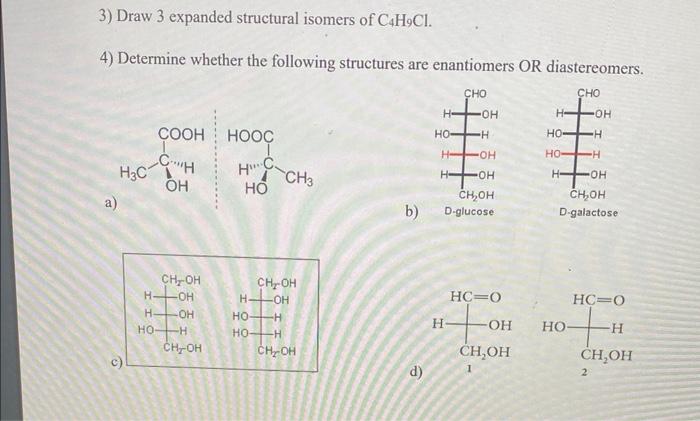 Solved 9) An organic compound has a molecule formula of | Chegg.com
