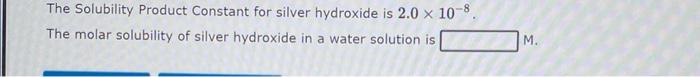 Solved Ria. Ade. 1. silvite hydraxidit (h. Fes 2. Iead | Chegg.com