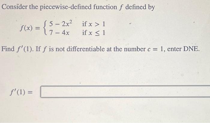 Solved Consider the piecewise-defined function f defined by | Chegg.com Solved Consider the piecewise-defined function f defined by | Chegg.com