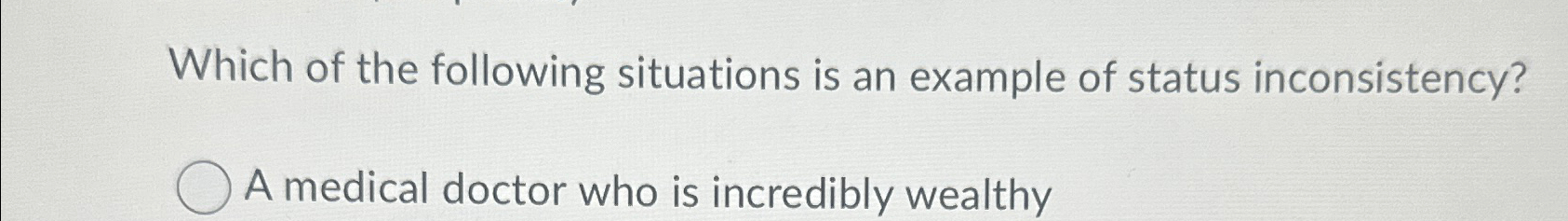 Solved Which of the following situations is an example of | Chegg.com