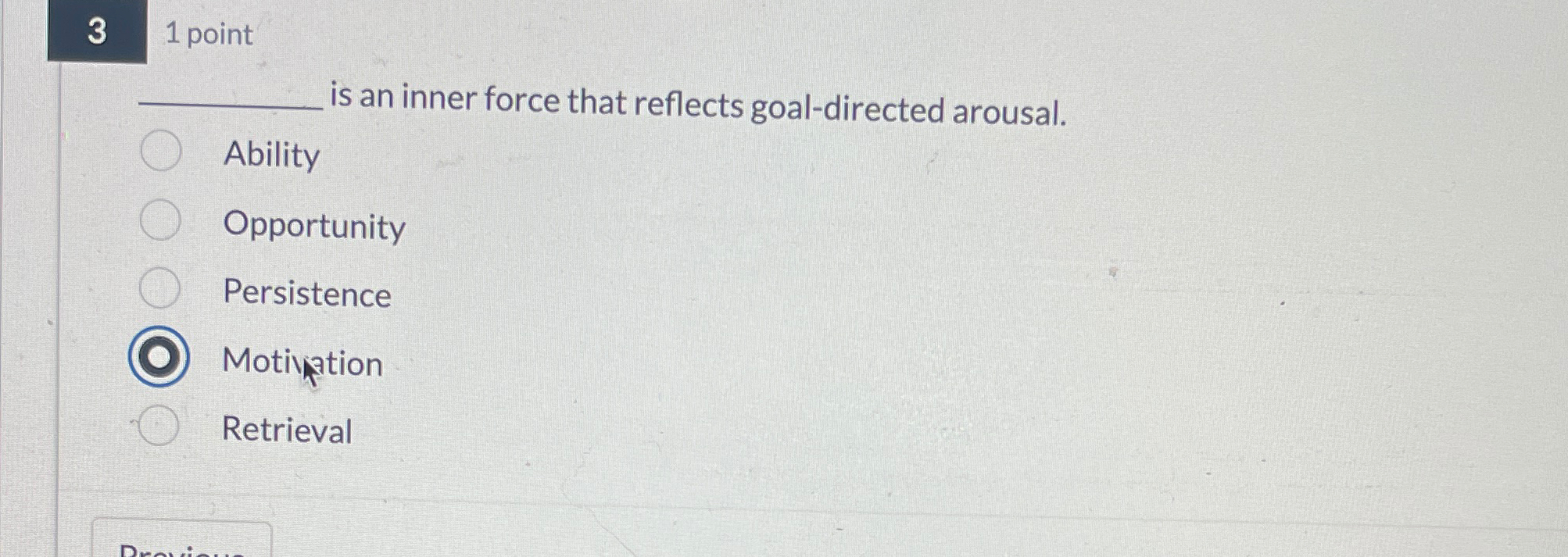 Solved 31 ﻿point ﻿is an inner force that reflects | Chegg.com