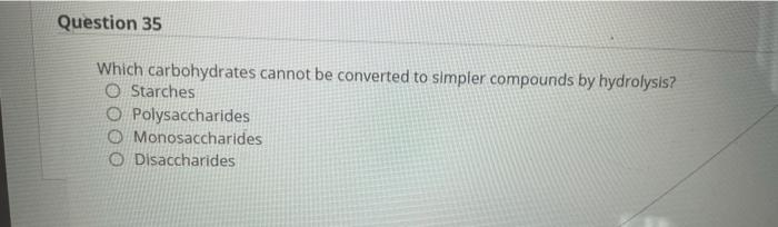 Solved Question 31 The simplest aldose is commonly called | Chegg.com