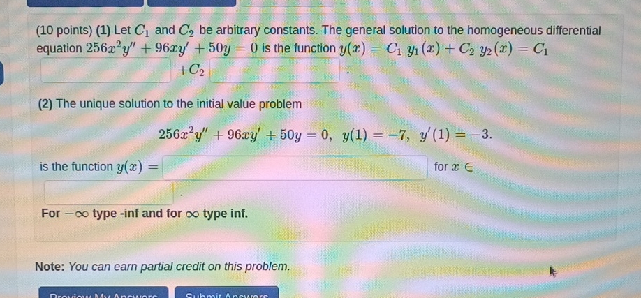Solved (10 ﻿points) (1) ﻿Let C1 ﻿and C2 ﻿be arbitrary | Chegg.com