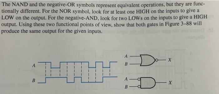 Solved use a truth table to show both gates result in the | Chegg.com