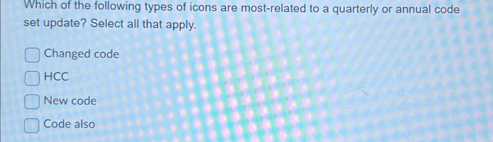 Solved Which of the following types of icons are | Chegg.com