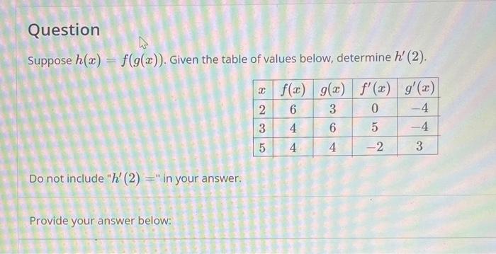 [solved] Thumbs Up For Help Suppose H X F G X Giv