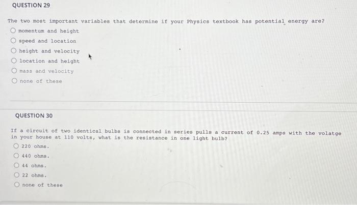 Solved The two most important variables that determine if | Chegg.com
