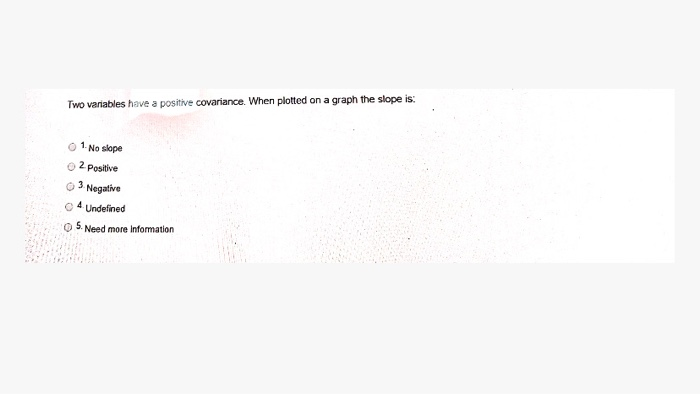 Solved Two variables have a positive covariance. When | Chegg.com