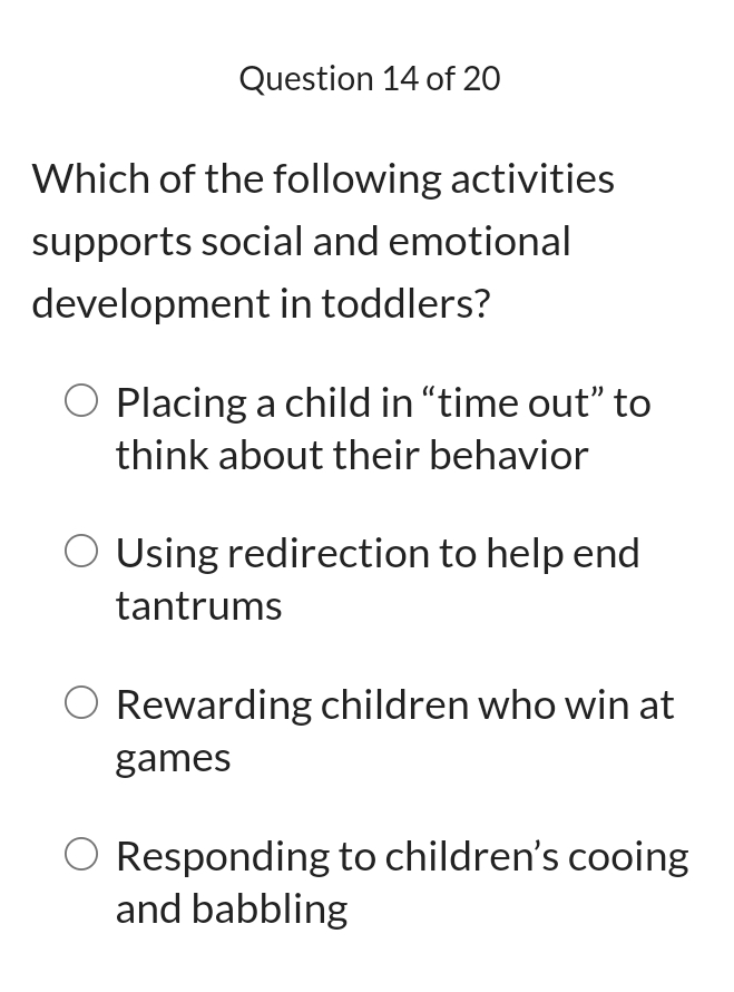 Solved Question 14 ﻿of 20Which of the following activities | Chegg.com