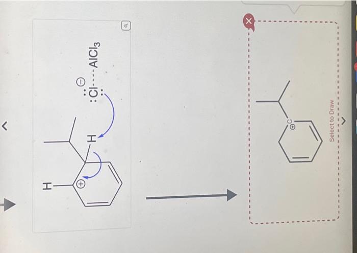 Solved H :Cl----AlCl3 Select to Draw Q X | Chegg.com