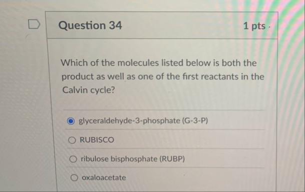 Solved Question 341 ﻿pts.Which of the molecules listed below | Chegg.com