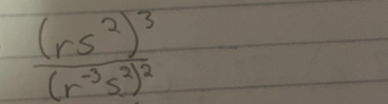 Solved (rs2)3(r-3s2)2 | Chegg.com