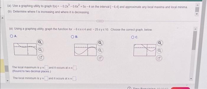 Solved a) Use a graphing utilty to graph | Chegg.com