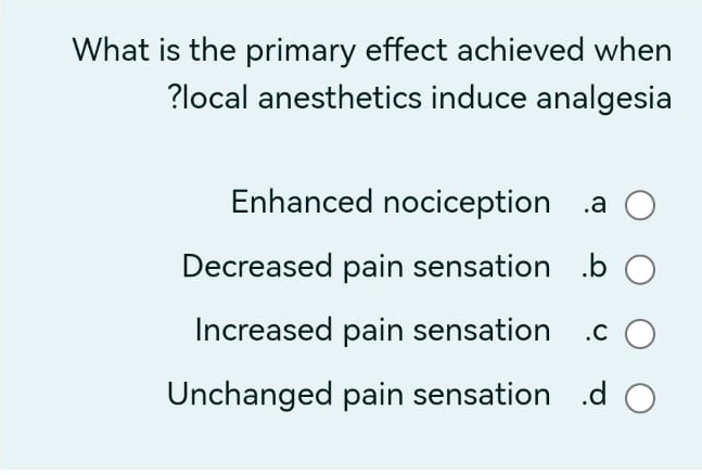 Solved What is the primary effect achieved when ?local | Chegg.com