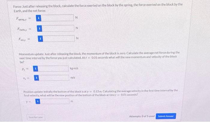 Solved Use the exact values you enter to make later | Chegg.com