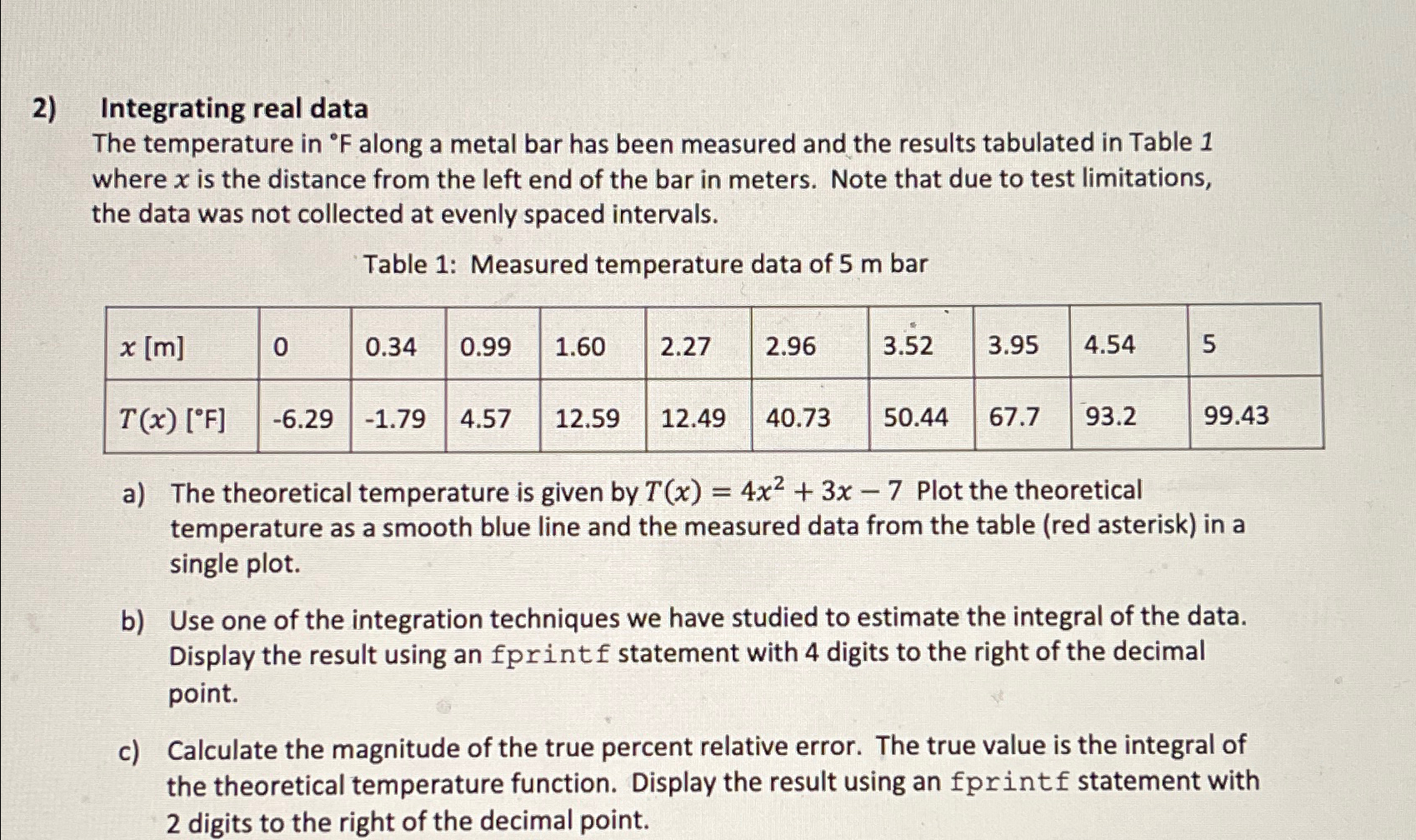 Solved Please help in Matlab. | Chegg.com