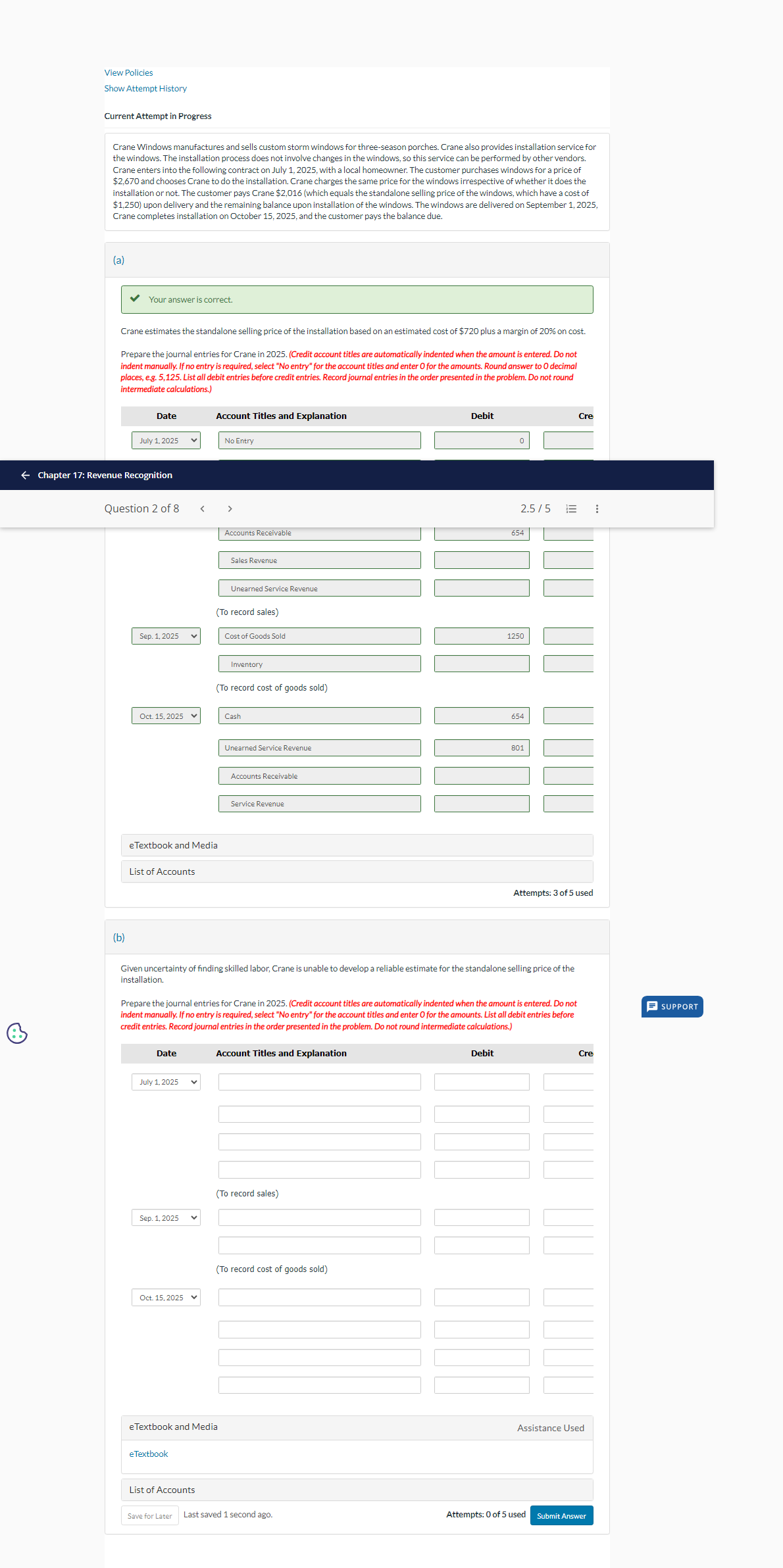 Solved View PoliciesShow Attempt HistoryCurrent Attempt in | Chegg.com