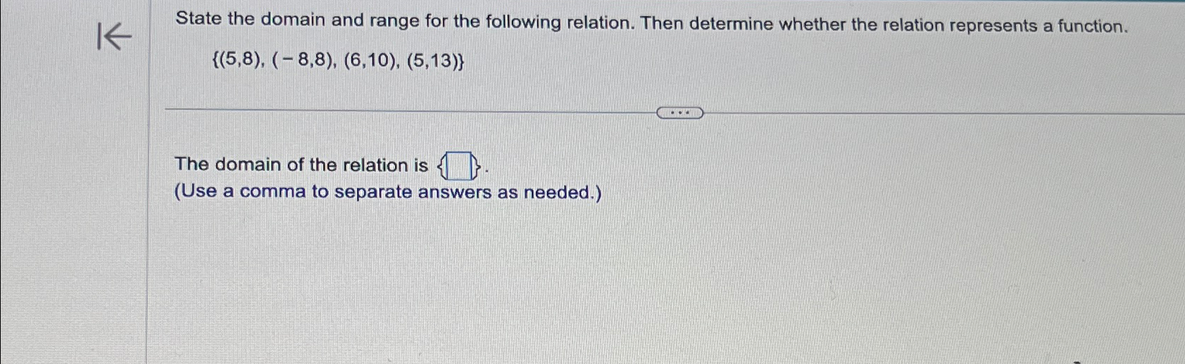 Solved State the domain and range for the following | Chegg.com