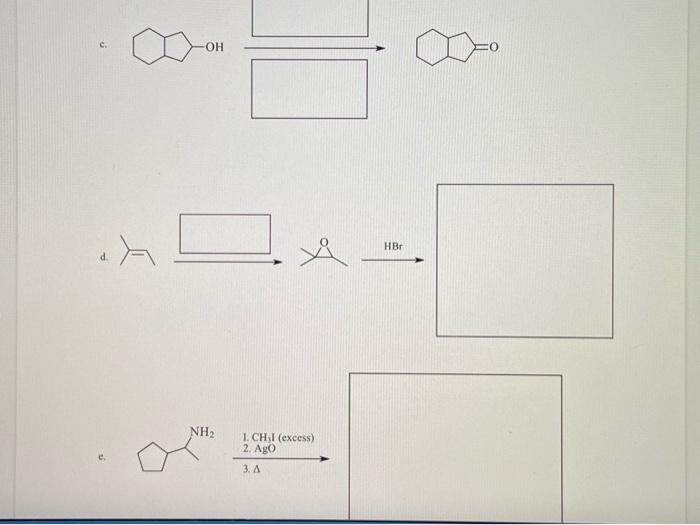 Solved 4. Provide the missing REACTANT, REAGENT(s), and | Chegg.com