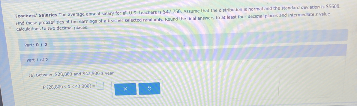 Solved Teachers' Salaries The average annual salary for all | Chegg.com