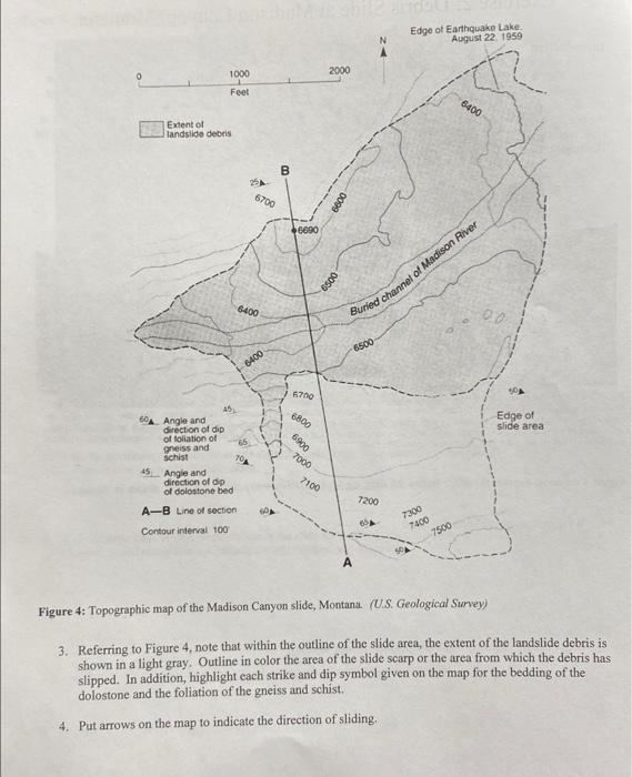 Solved Exercise 2: Debris Slide at Madison Canyon, Montana | Chegg.com