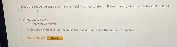 Solved Consider the following. an=5n+9n2n2 Calculate, to | Chegg.com
