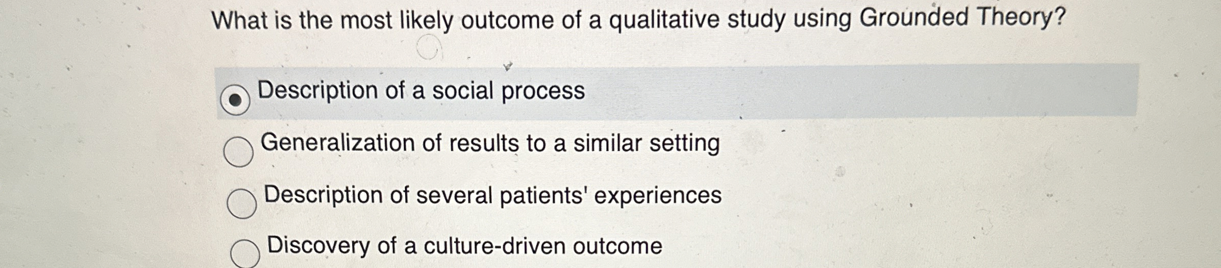 Solved What is the most likely outcome of a qualitative | Chegg.com