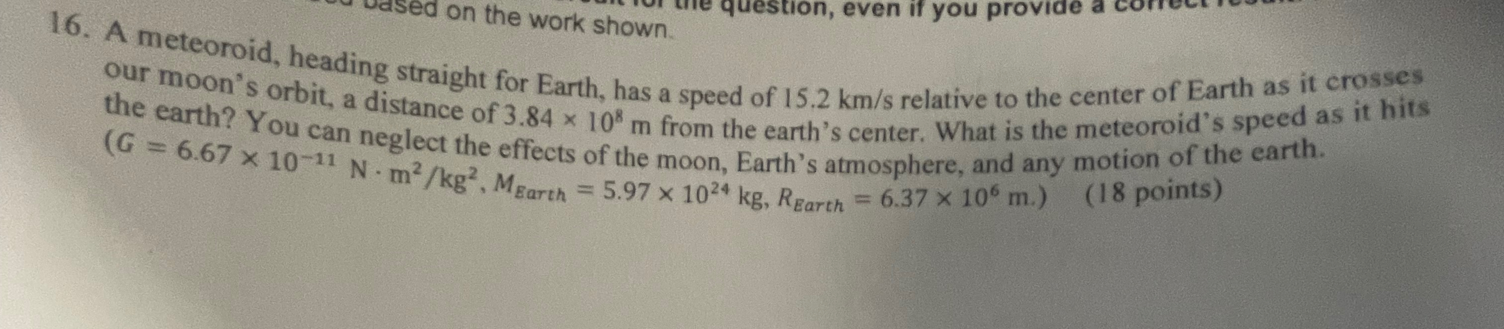 Solved sed on the work shown.our neoroid, heading straight | Chegg.com