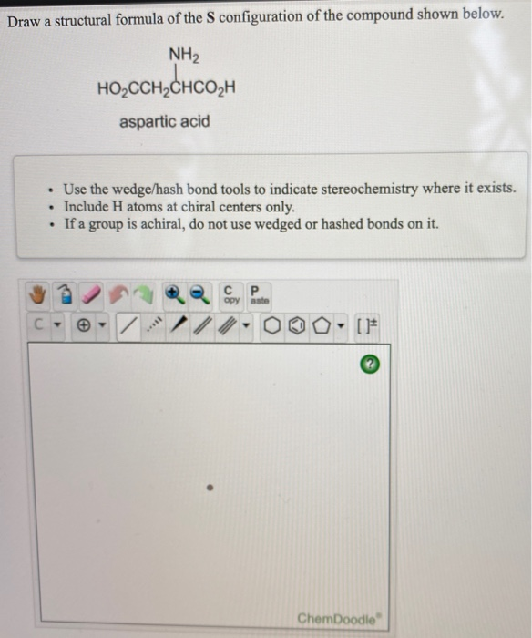 Solved Draw a structural formula of the Sconfiguration of | Chegg.com
