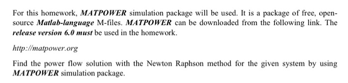 1)First find the power flow solution with Newton | Chegg.com