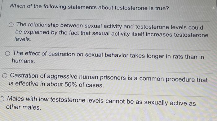 Solved What is true of Masters and Johnson's study of human | Chegg.com