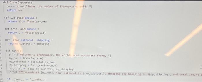 Solved add a while and if statement to the code in 3rd | Chegg.com