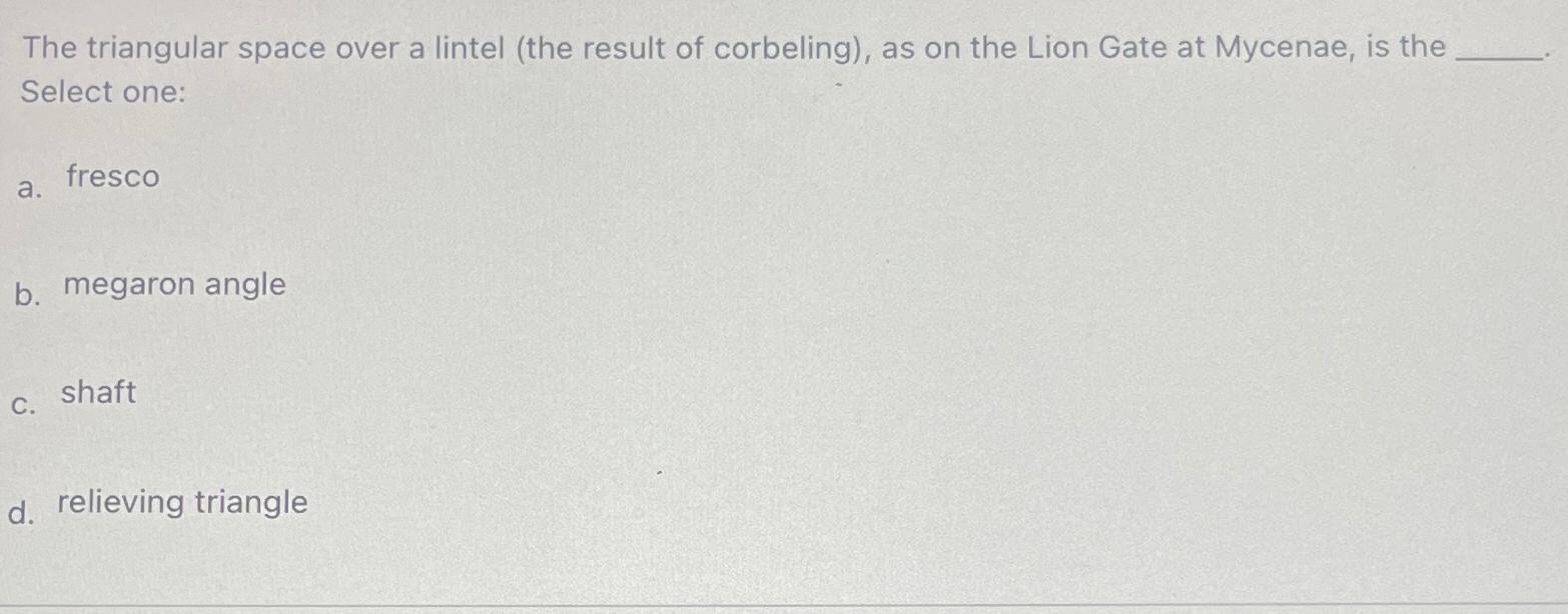 Solved The triangular space over a lintel (the result of | Chegg.com