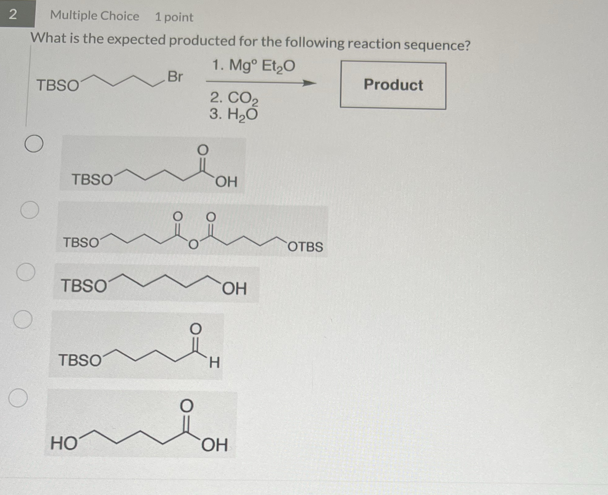 Solved 2Multiple Choice1 ﻿pointWhat is the expected | Chegg.com