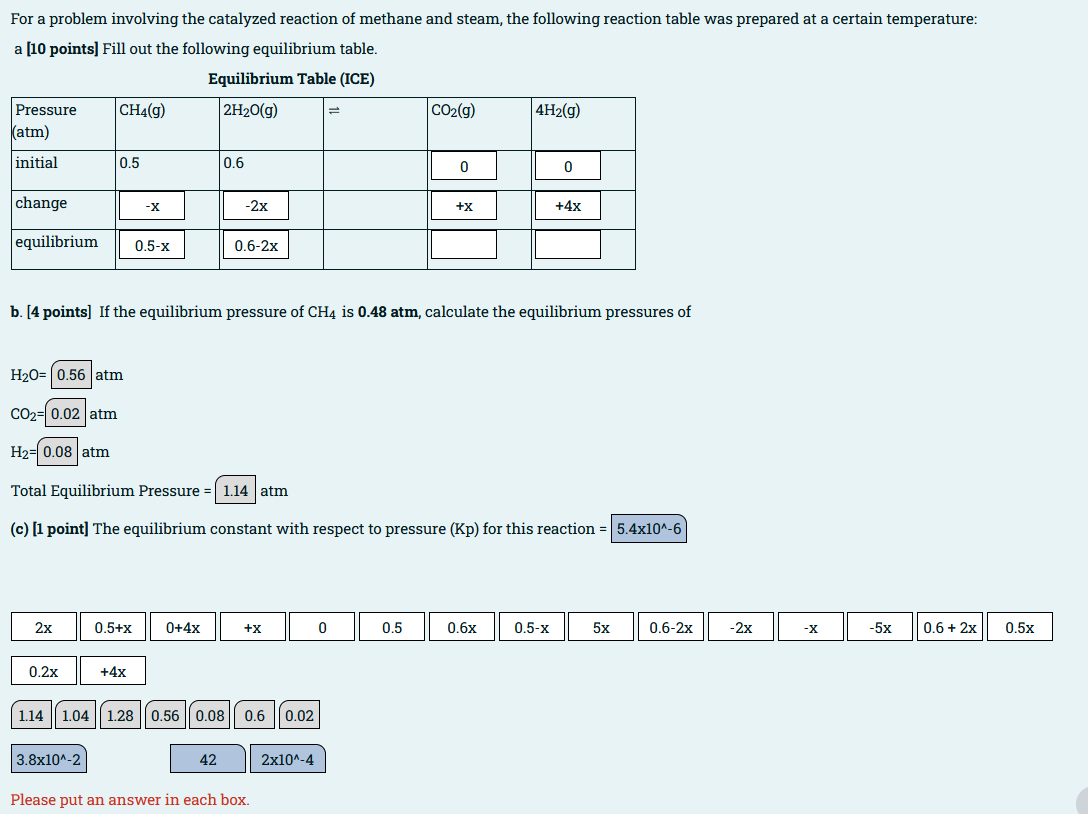 Solved For a problem involving the catalyzed reaction of | Chegg.com