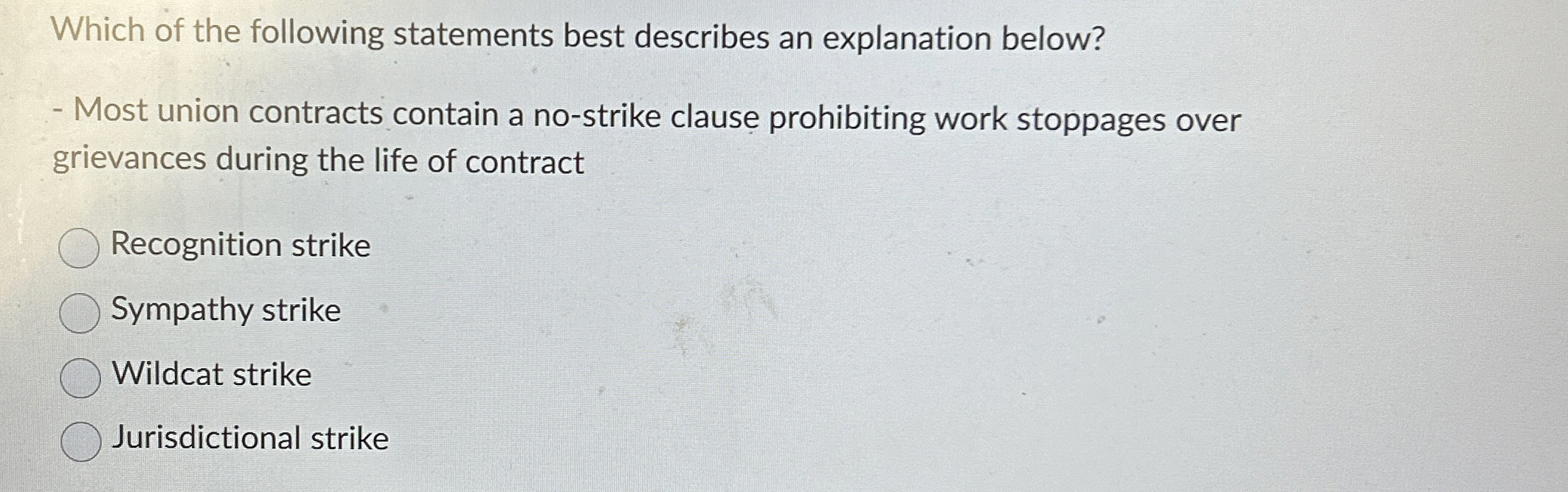 Solved Which of the following statements best describes an | Chegg.com