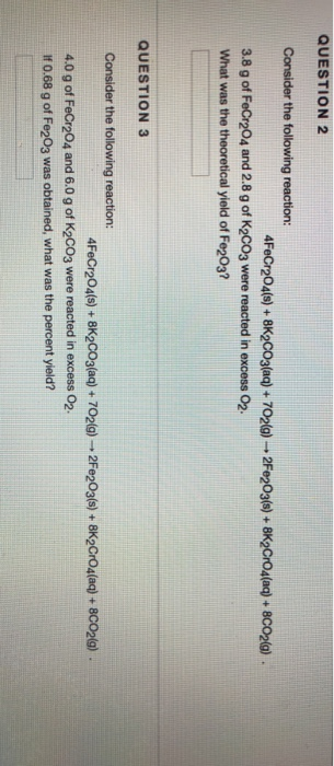 Solved QUESTION 2 Consider the following reaction: | Chegg.com