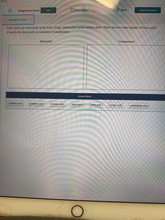 Solved HW 15 Assignment Score: 5% Resources Hint Check | Chegg.com
