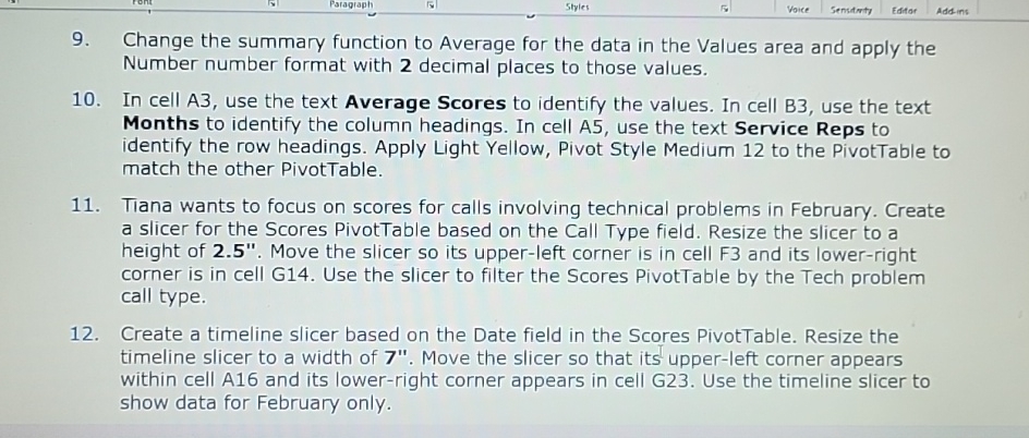 Solved Change the summary function to Average for the data | Chegg.com