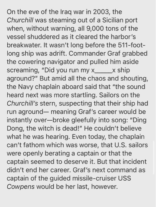 Solved 3) What do you think of this description of Captain | Chegg.com