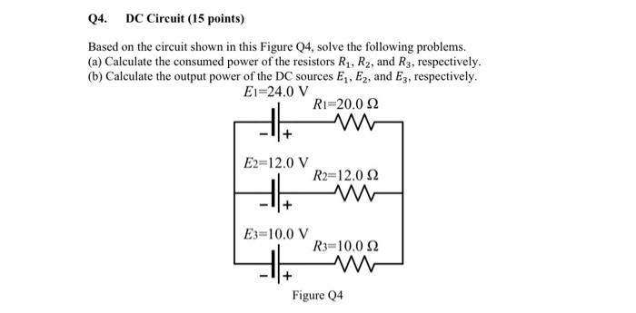 Solved Based on the circuit shown in this Figure Q4, solve | Chegg.com