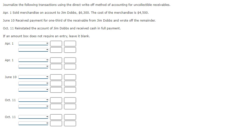Solved Journalize the following transactions using the | Chegg.com