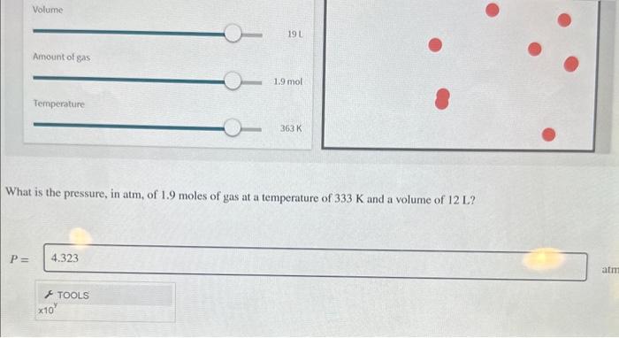 Solved use the interactive to observe how the pressure | Chegg.com